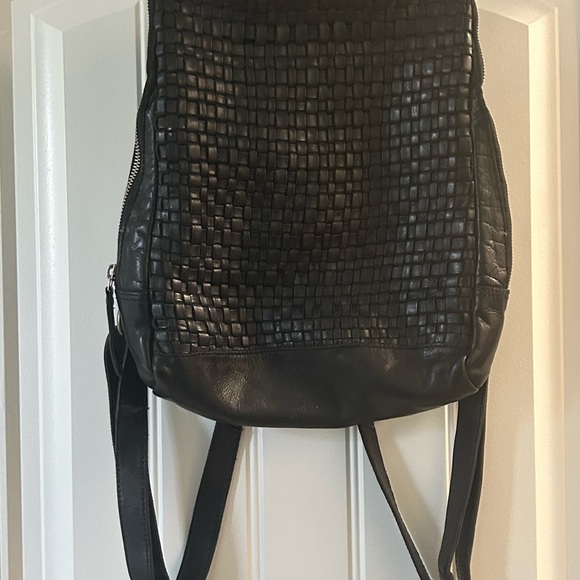 Bags | Valenca Holland Sleek Black Backpack | Poshmark